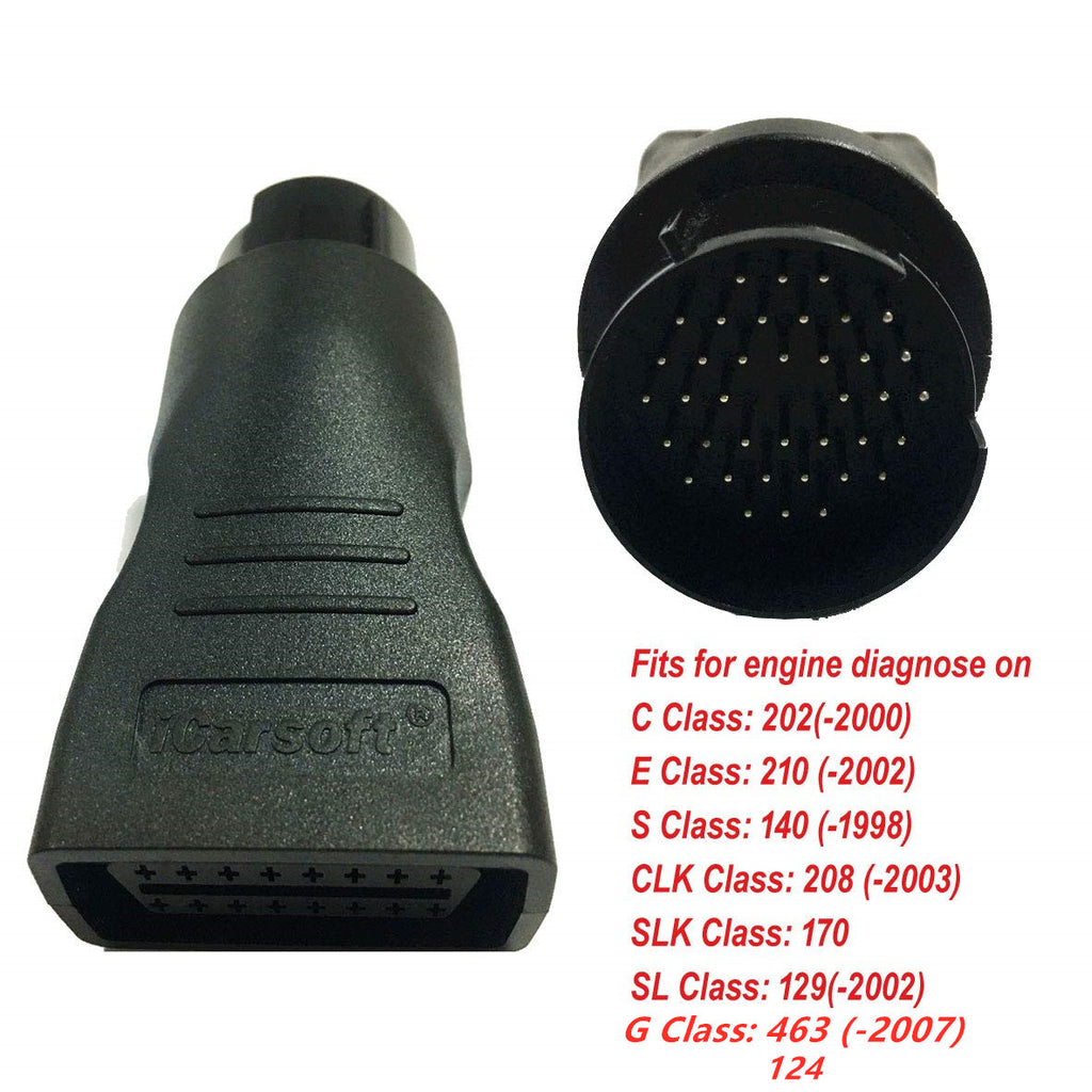 iCarsoft Benz-38 PIN Diagnostic Adapter For Benz OBD I Engine Diagnost ...