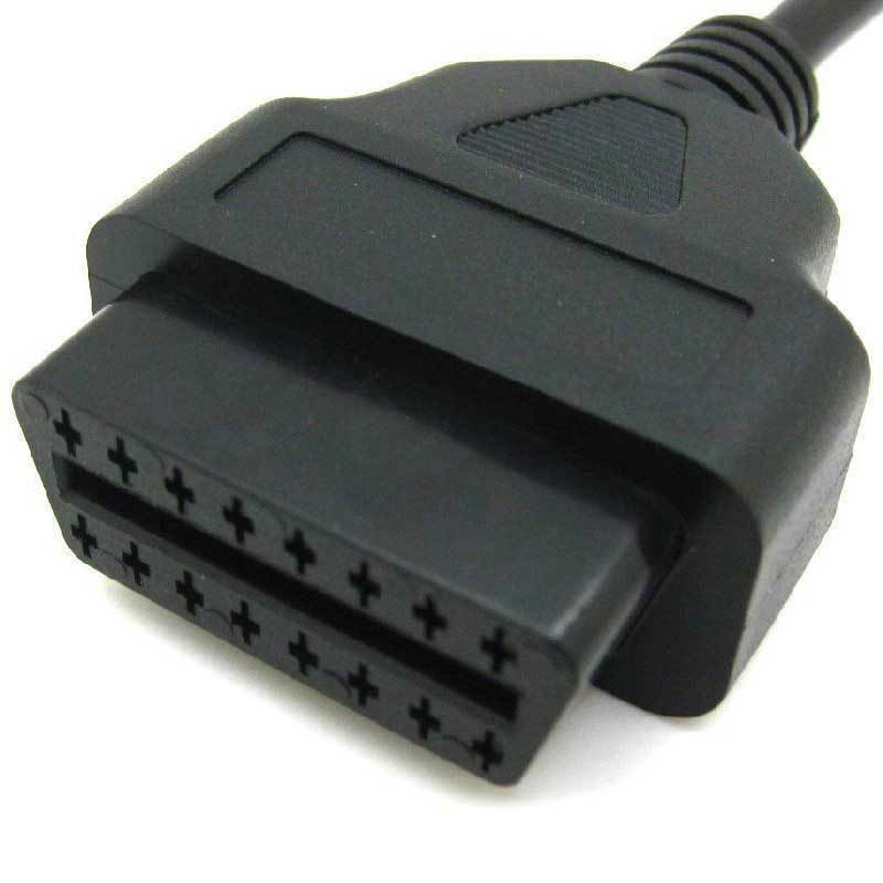 10 pin to 16 pin OBDII Female Auto Car DLC Adapter Cable For Opel Vaux ...